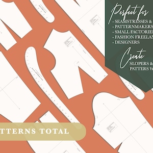 Basic Block Pattern Bundle / Foundation Patterns / Ladies Style Blocks ...