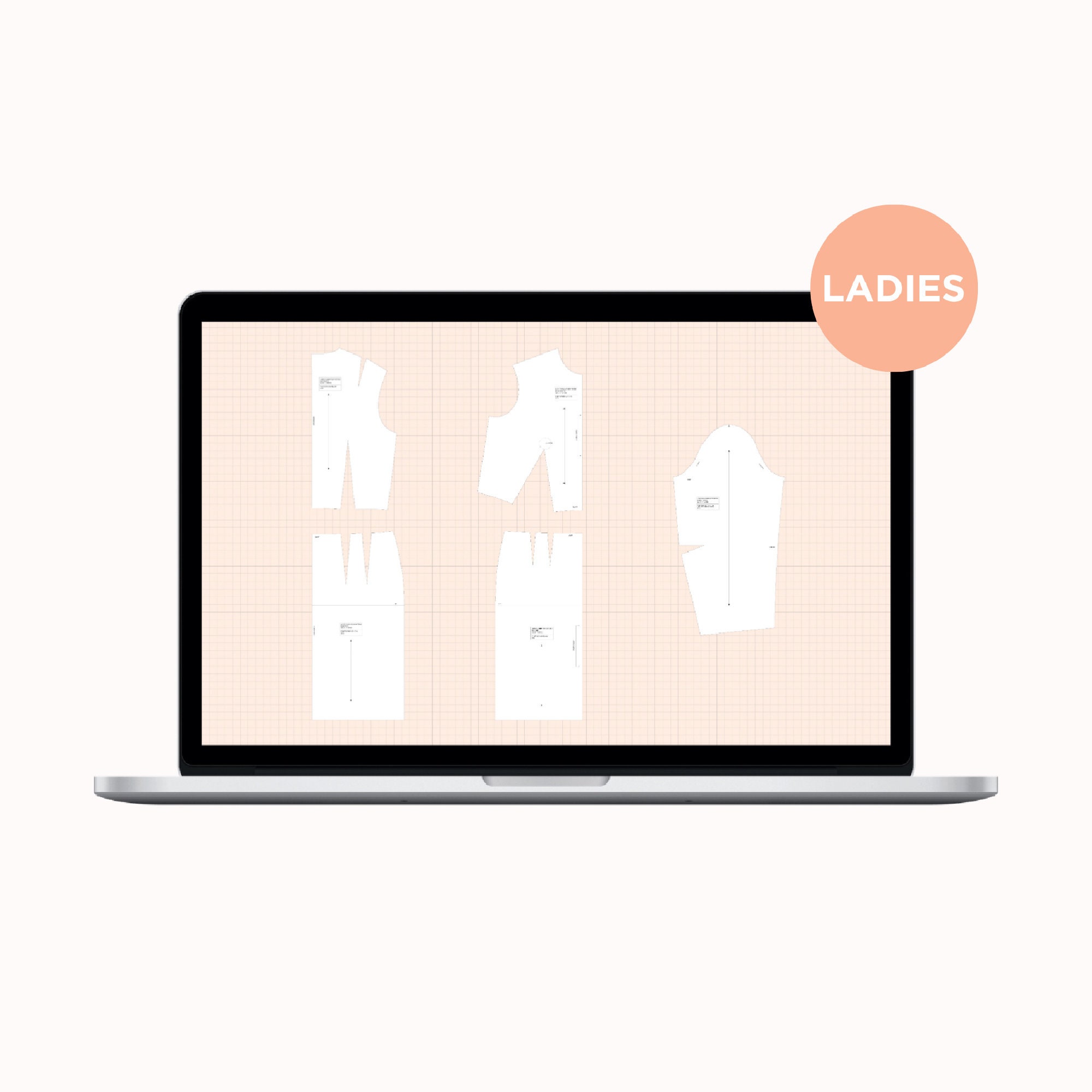 Basic Block Pattern Bundle / Foundation Patterns / Ladies | Etsy