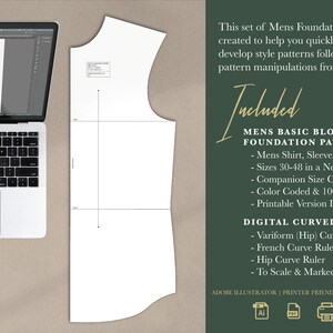 Basic Block Pattern Bundle / Foundation Patterns / Mens Style Blocks ...