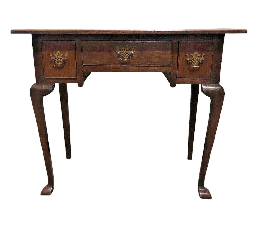 Handsome Antique Oak Lowboy / Writing Table - Etsy UK