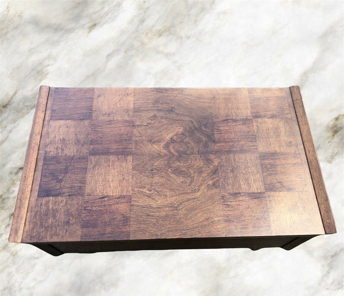 Teak Retro Workbox / Sewing Box - Etsy UK