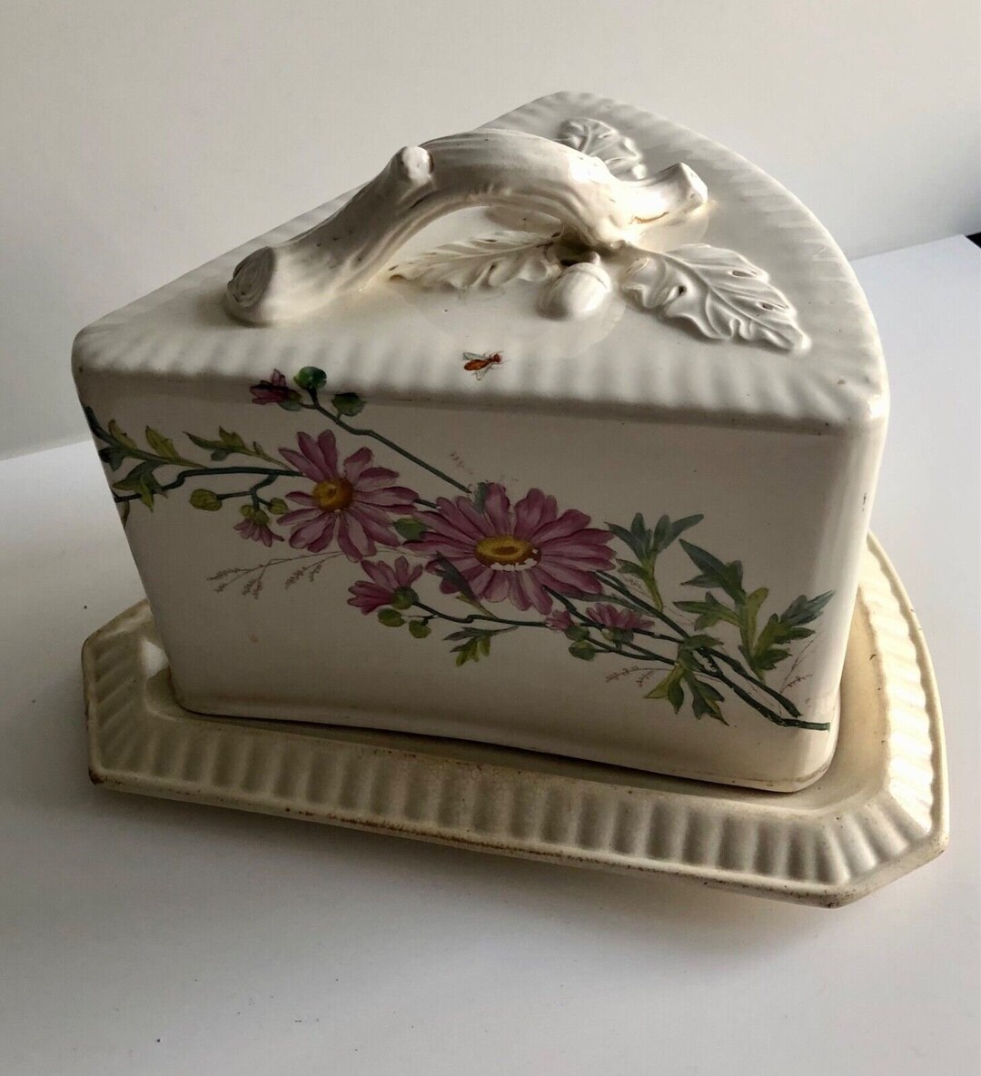 Large Antique Cheese Dish - Etsy UK