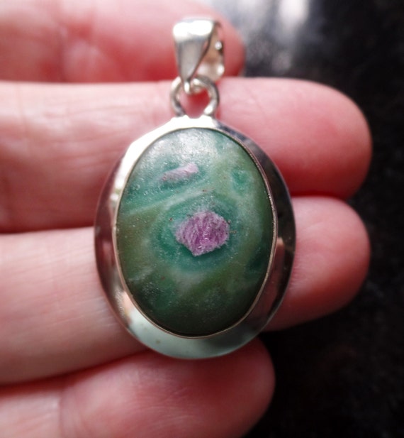 Ruby fuchsite necklace store