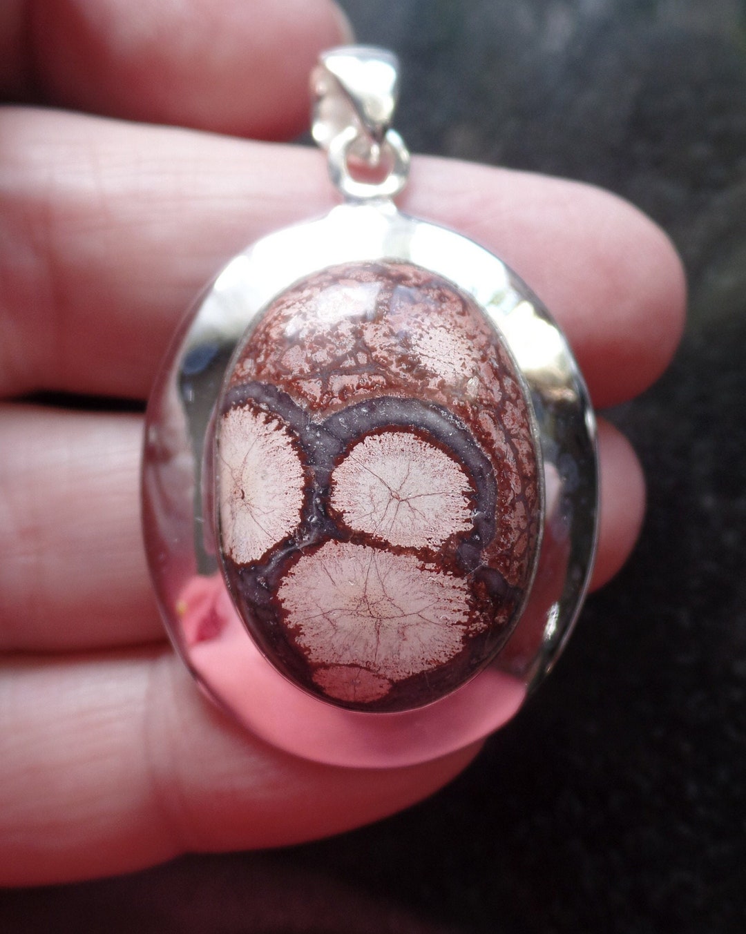 Exotic and Fascinating Sterling Silver and Mexican Birds Eye Jasper ...