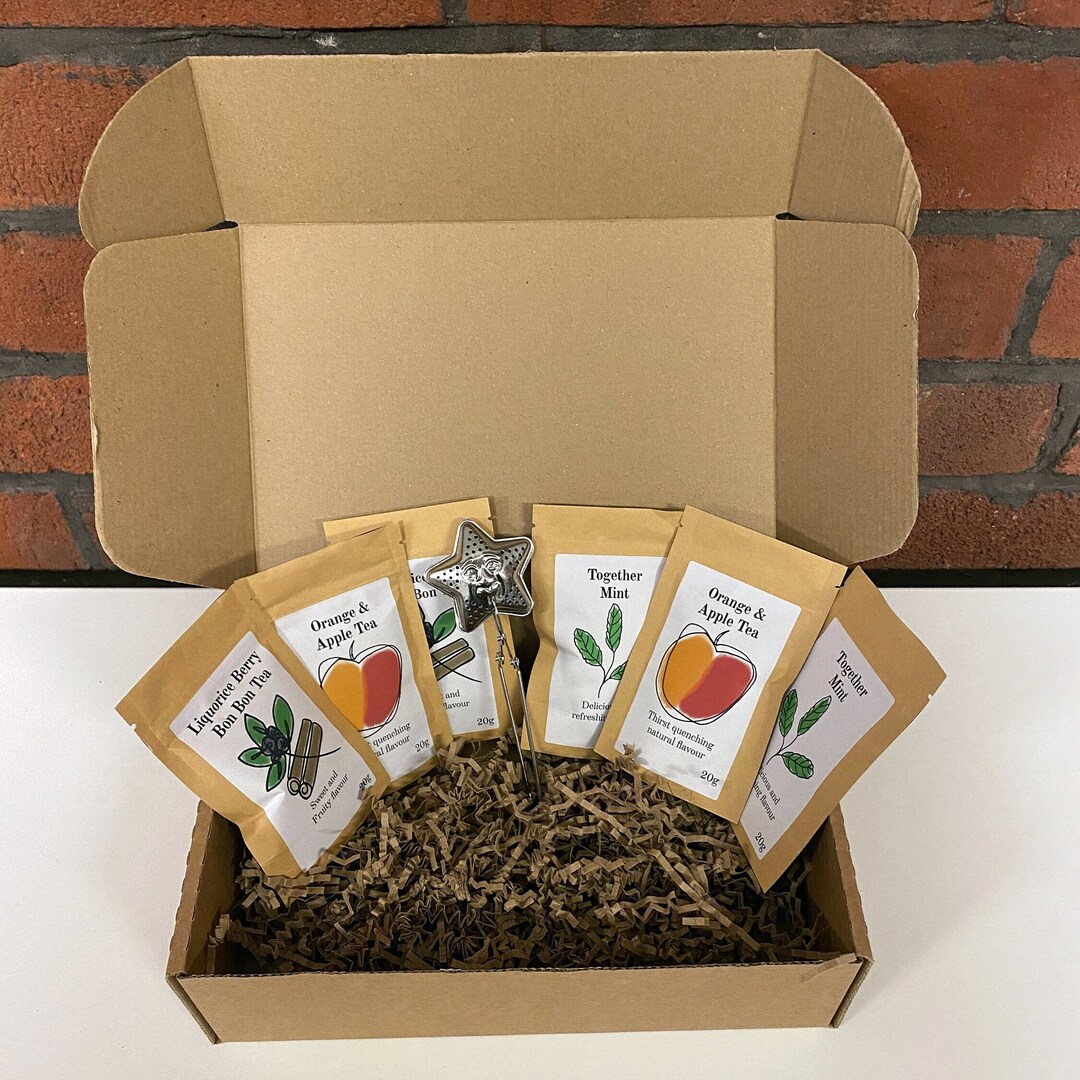 Taster Tea Box // Flavoured Tea / Birthday Gift / Christmas Gift - Etsy