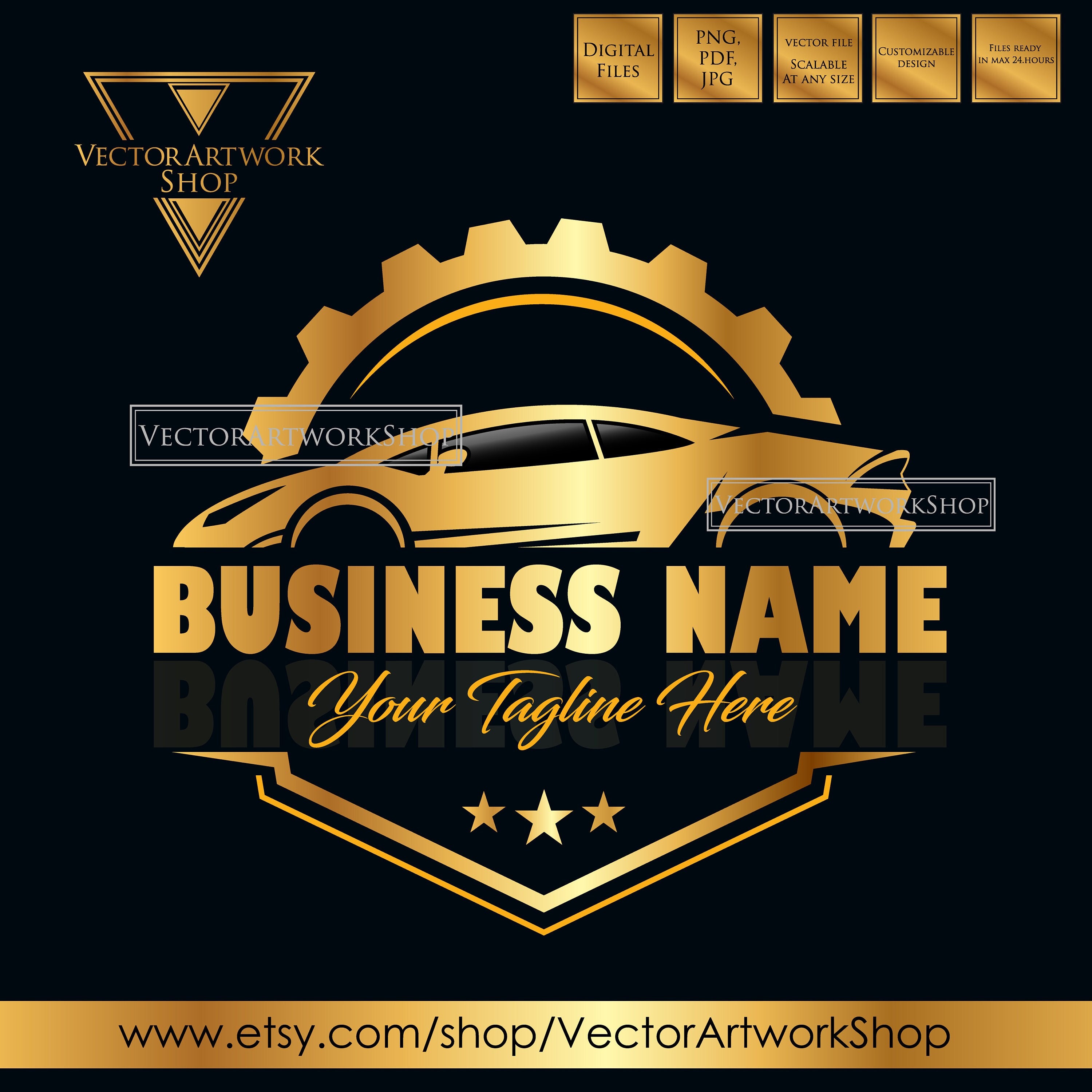 Car Service Logo, Auto Repair Logo, Automotive Service, Mechanic ...