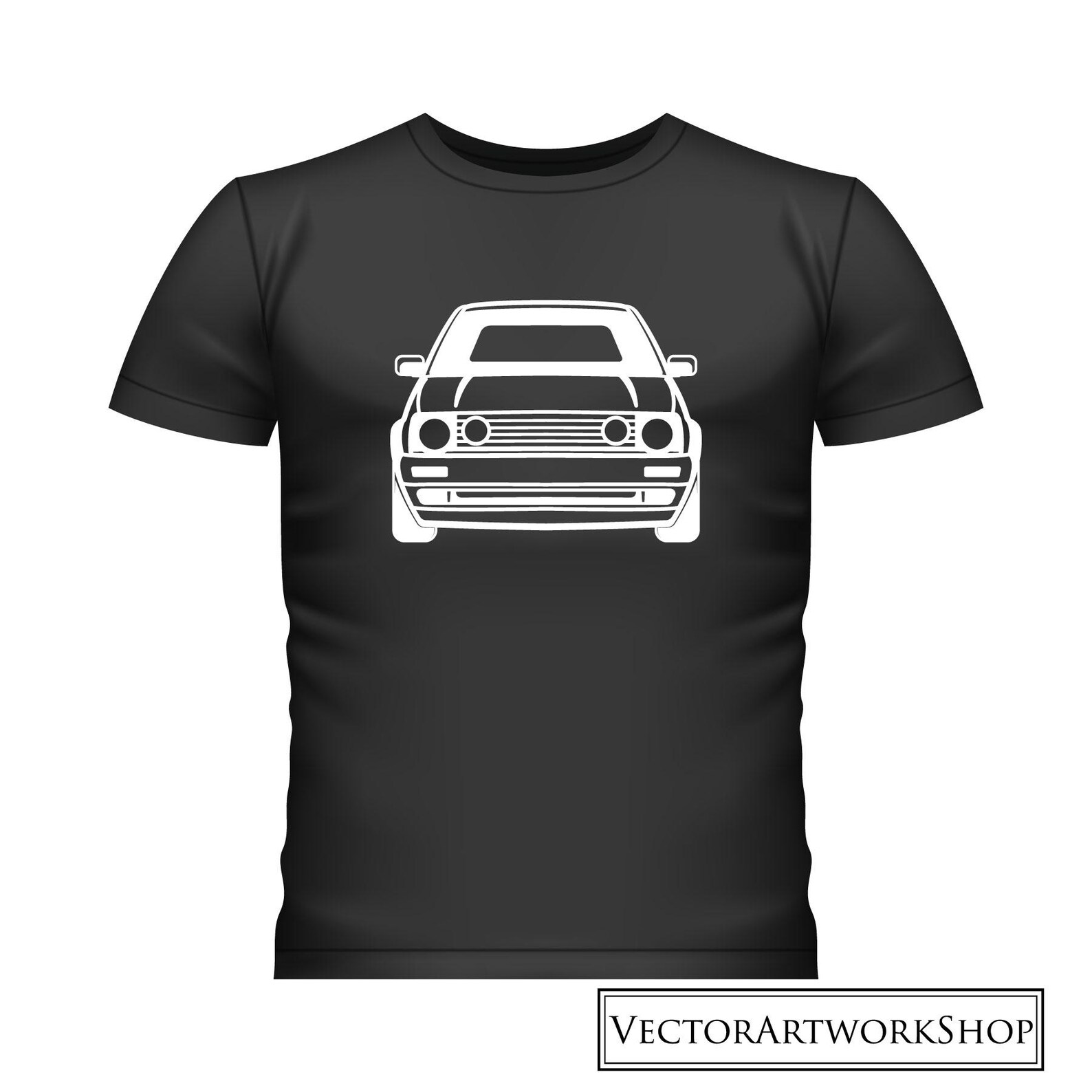 Golf Gti Mk2 Car Svg, Car Vector Design, Instant Download, Plasma Cut ...