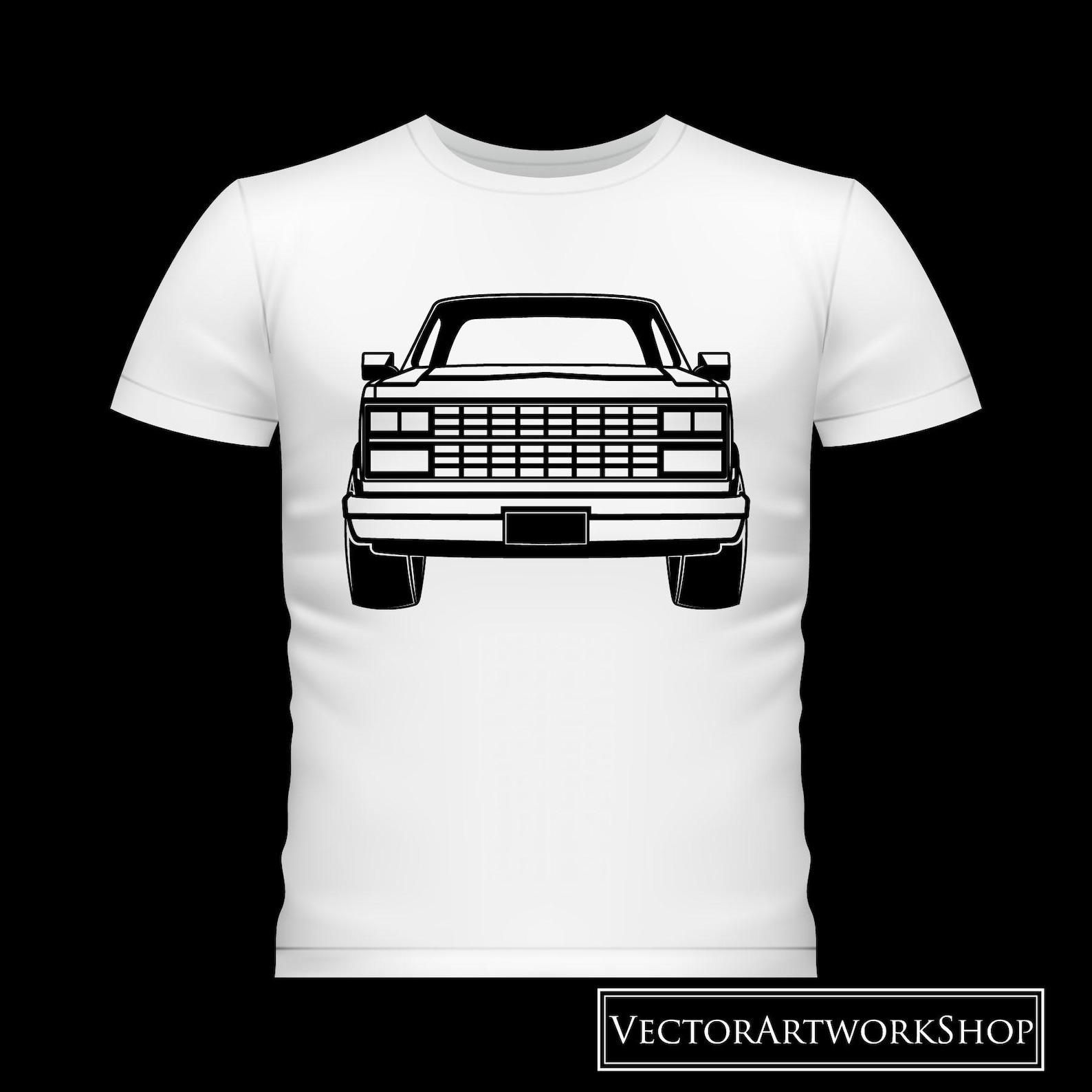 Suburban 7th Gen Car Svg, Chevy Off-road, American Suv, Silhouette ...