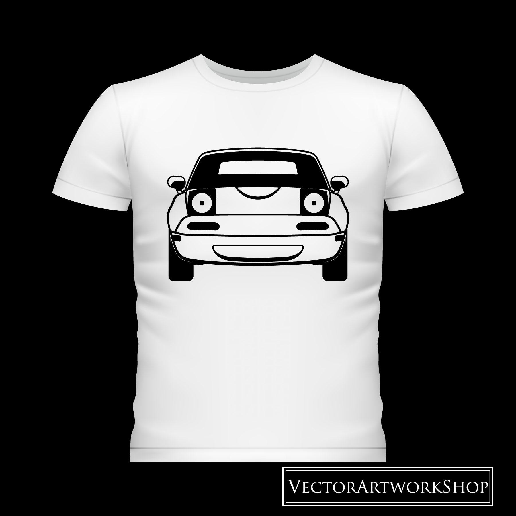 MX-5 NA Miata 1989-1997 Car Svg, Sport Car Vector, Japan Car Design ...