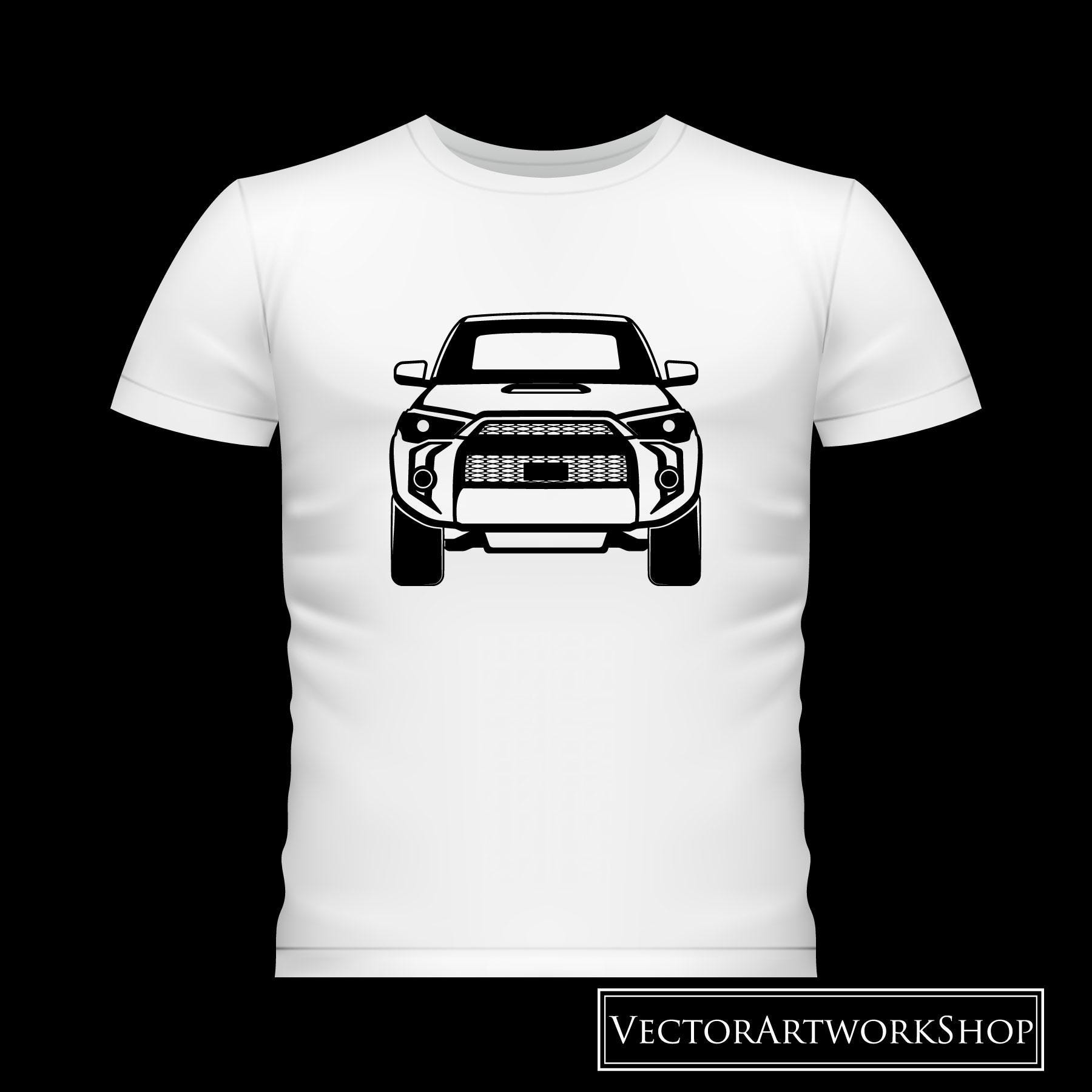 4runner Trd Pro Car Svg, N280 Facelift, Off-road American Suv Car ...