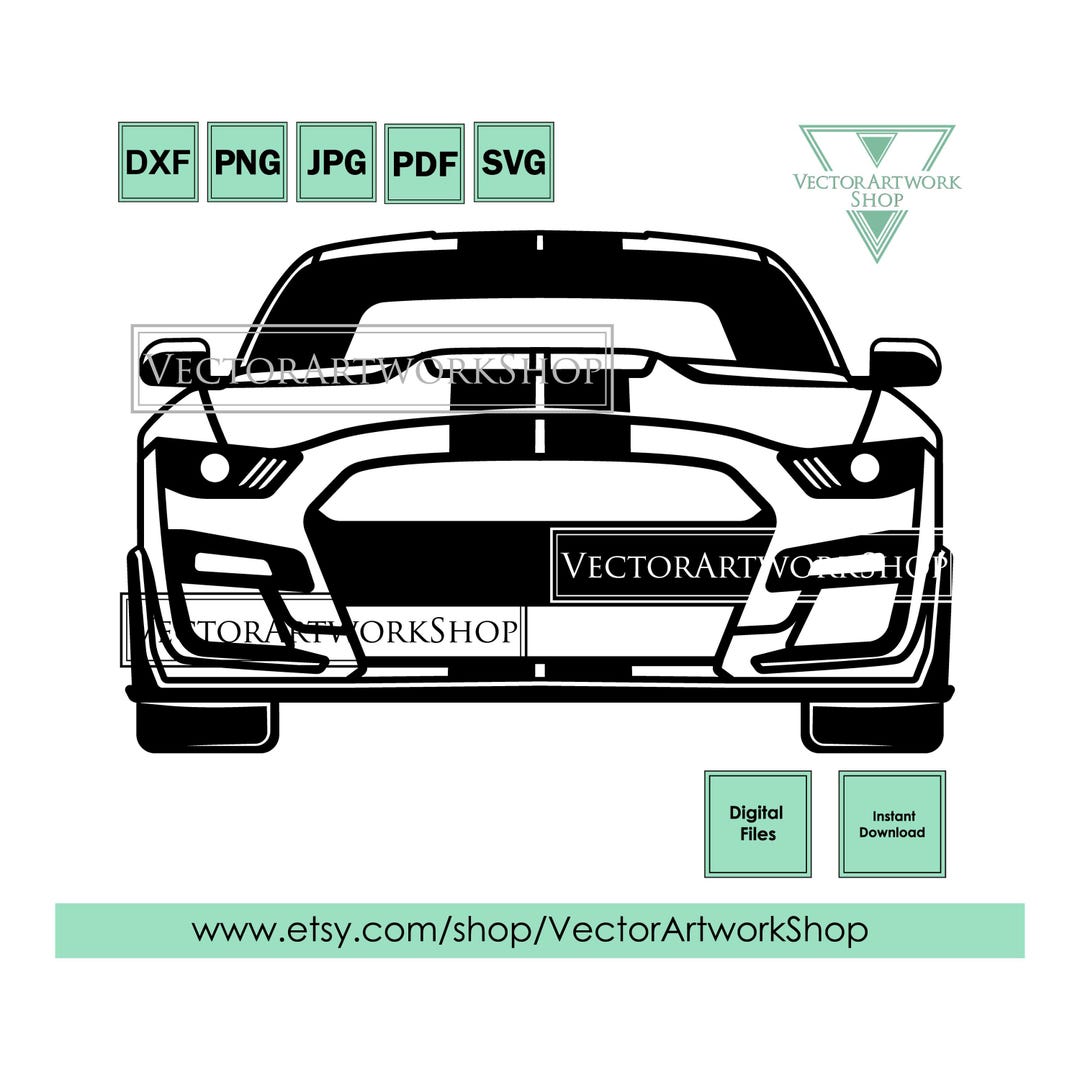 Shelby Gt500 3rd Gen, Muscle Mustang, American Muscle Car, Instant ...