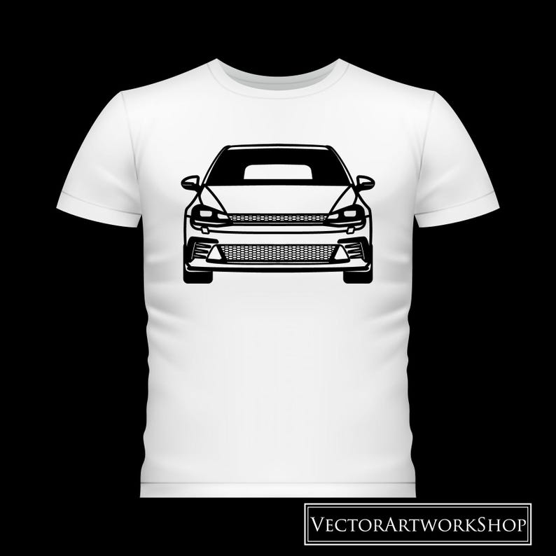 Golf Gti Mk7 Car Svg, Car Vector Design, Instant Download, Plasma Cut ...