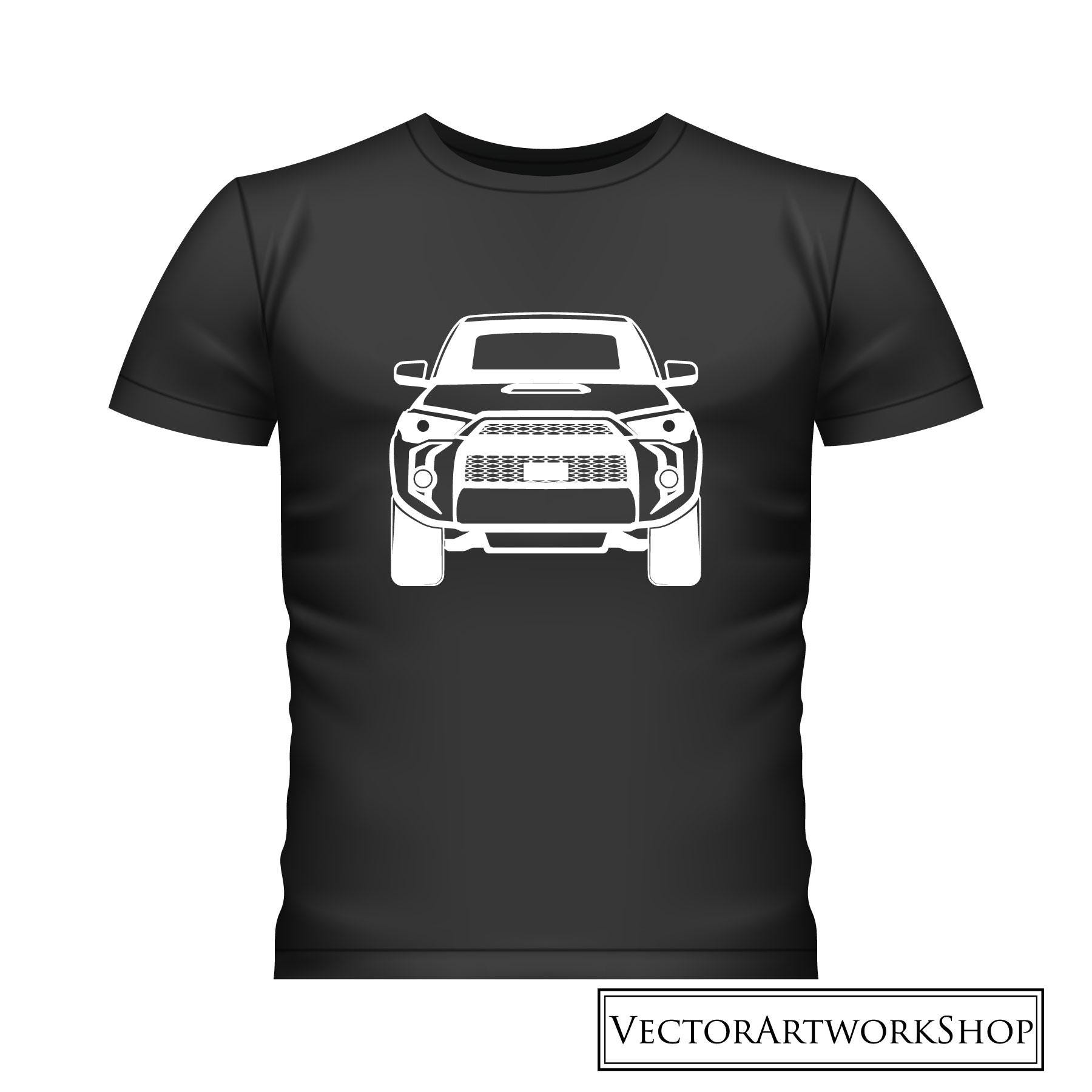 4runner Trd Pro Car Svg, N280 Facelift, Off-road American Suv Car ...