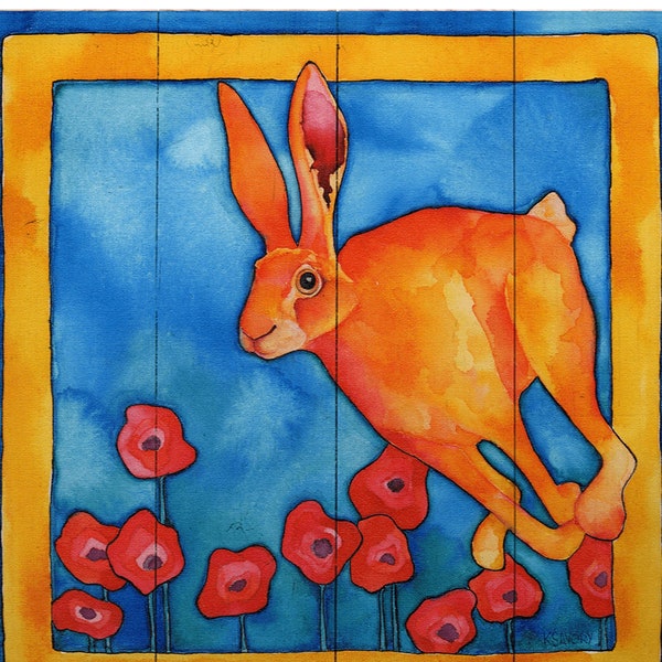 Whimsical Rabbit - Etsy