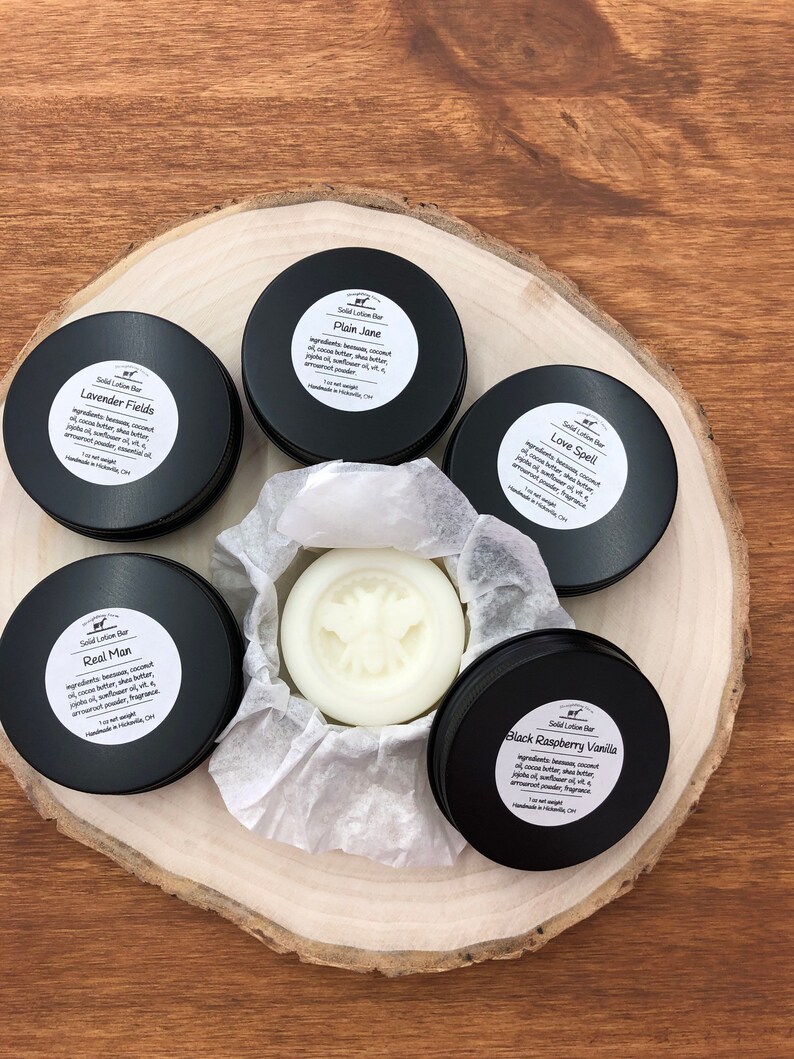 Solid Lotion Bars With Jojoba Oil - Etsy