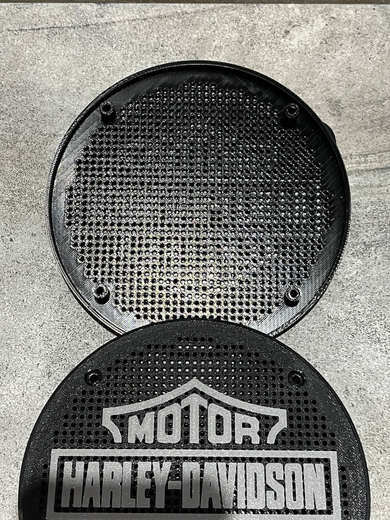 Harley Davidson Rear Speaker Grill Tour Pack Replacement Covers 3D ...
