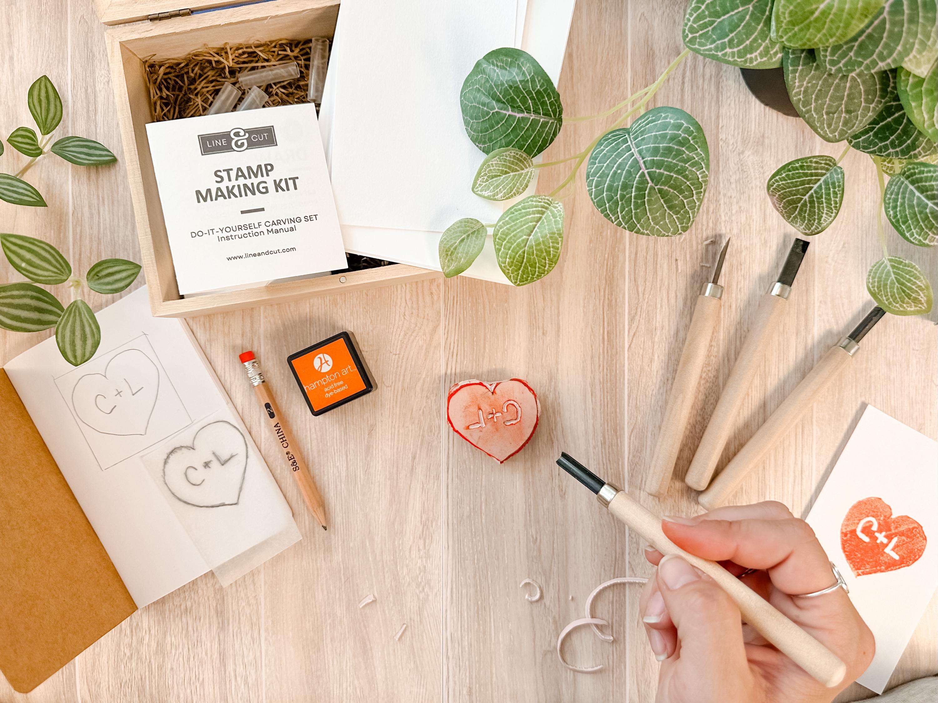 DIY Stamp Making Kit: Craft Gift Set - Etsy