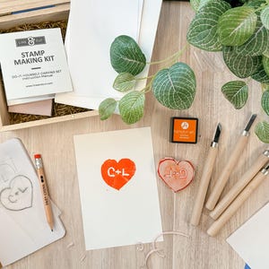 DIY Stamp Making Kit: Craft Gift Set - Etsy