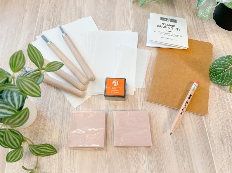 DIY Stamp Making Kit: Craft Gift Set - Etsy