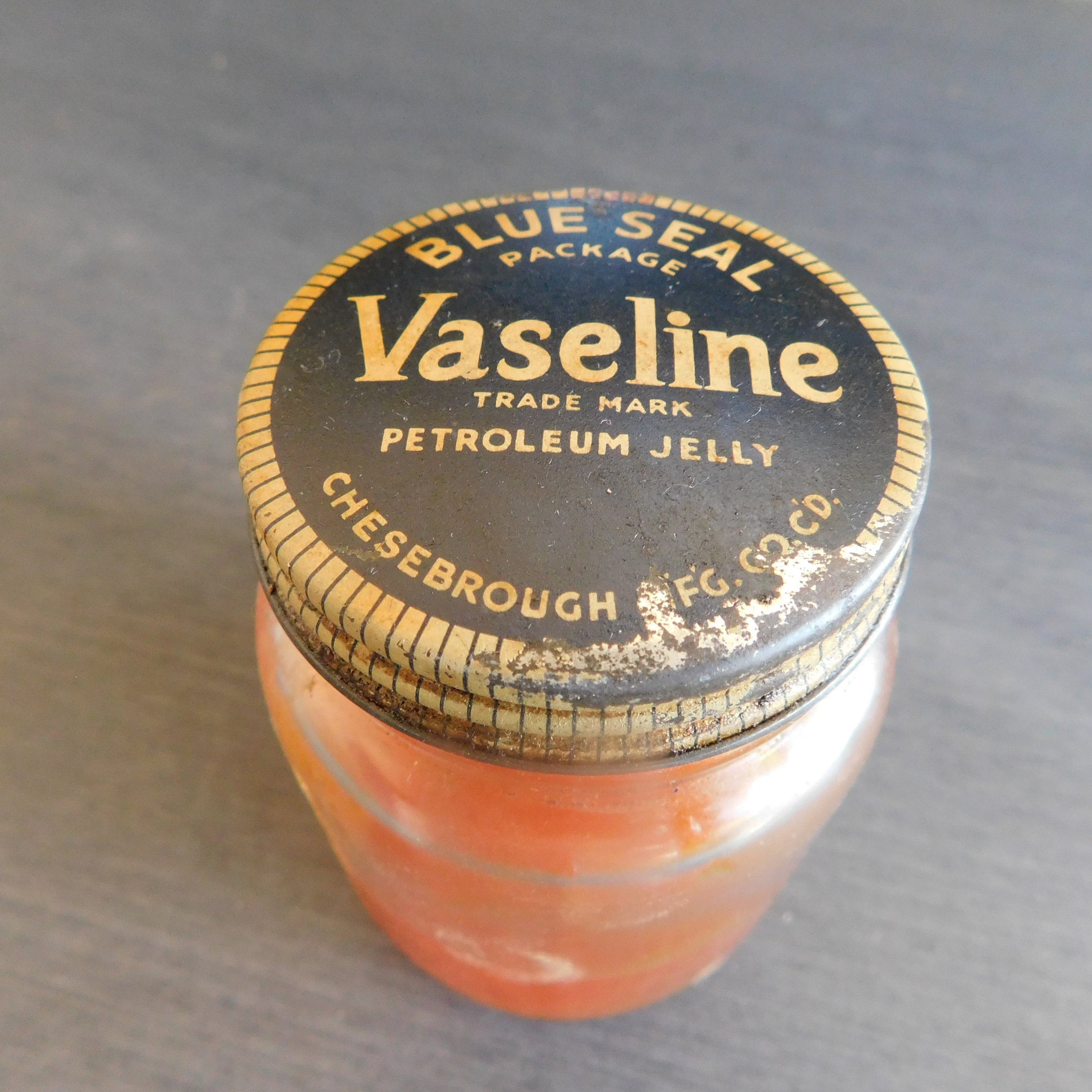 Vintage Blue Seal Vaseline Petroleum Jelly Jar Advertising - Etsy UK