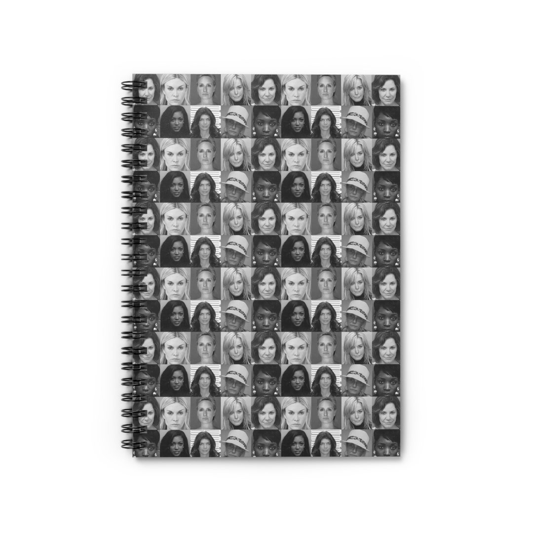 Bravo Real Housewives Mugshots Spiral Notebook Ruled Line/bravoholics ...