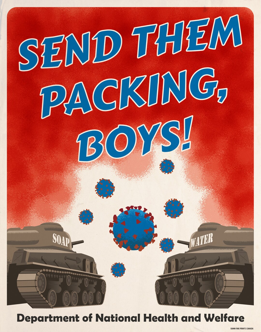 Send Them Packing, Boys! - Etsy