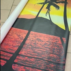 Scarface Sunset Palms Backdrop - Etsy