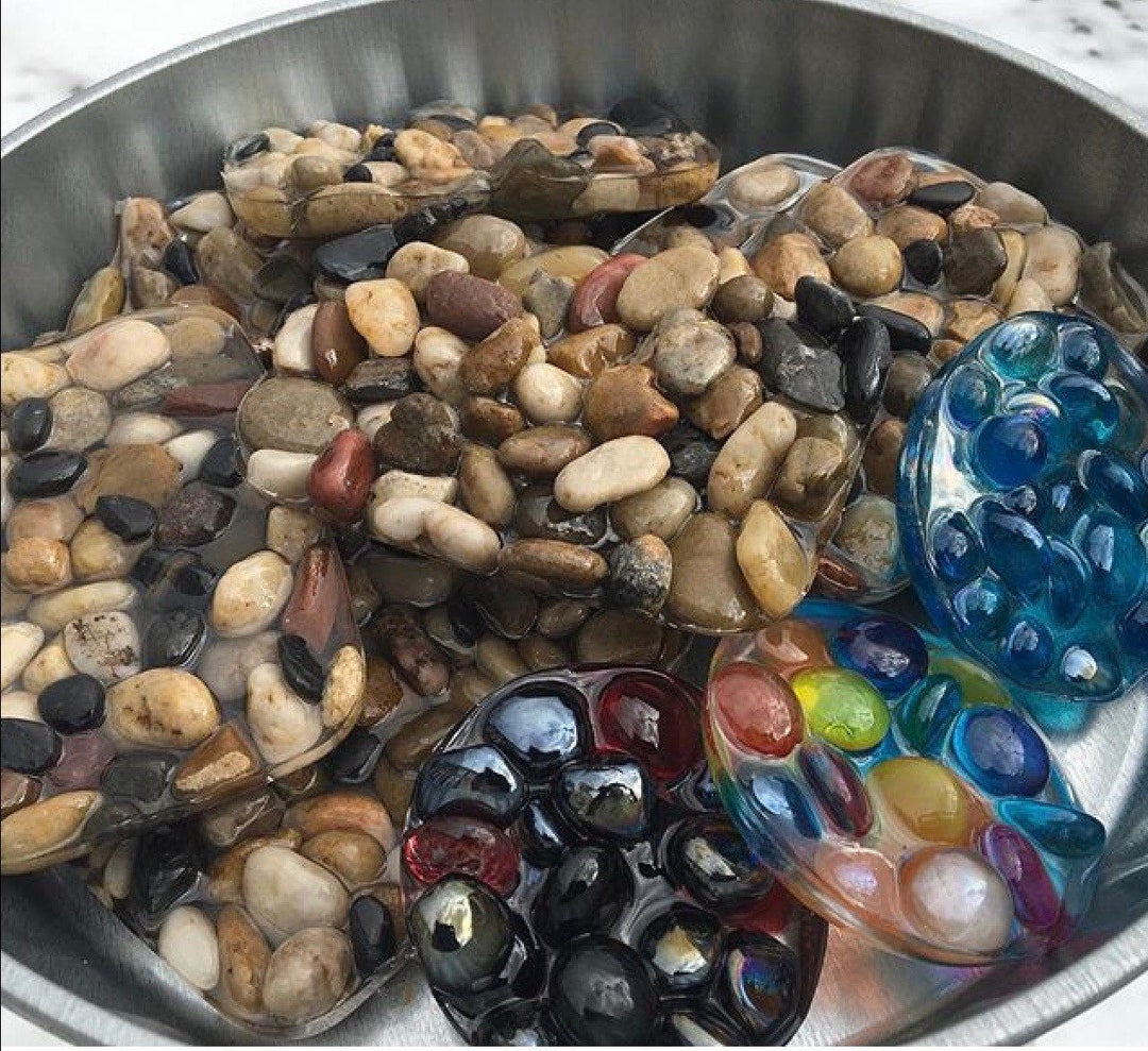 All Natural Pebble Soap Dish, Spring, Farmhouse, Soaptray, Soapdish ...