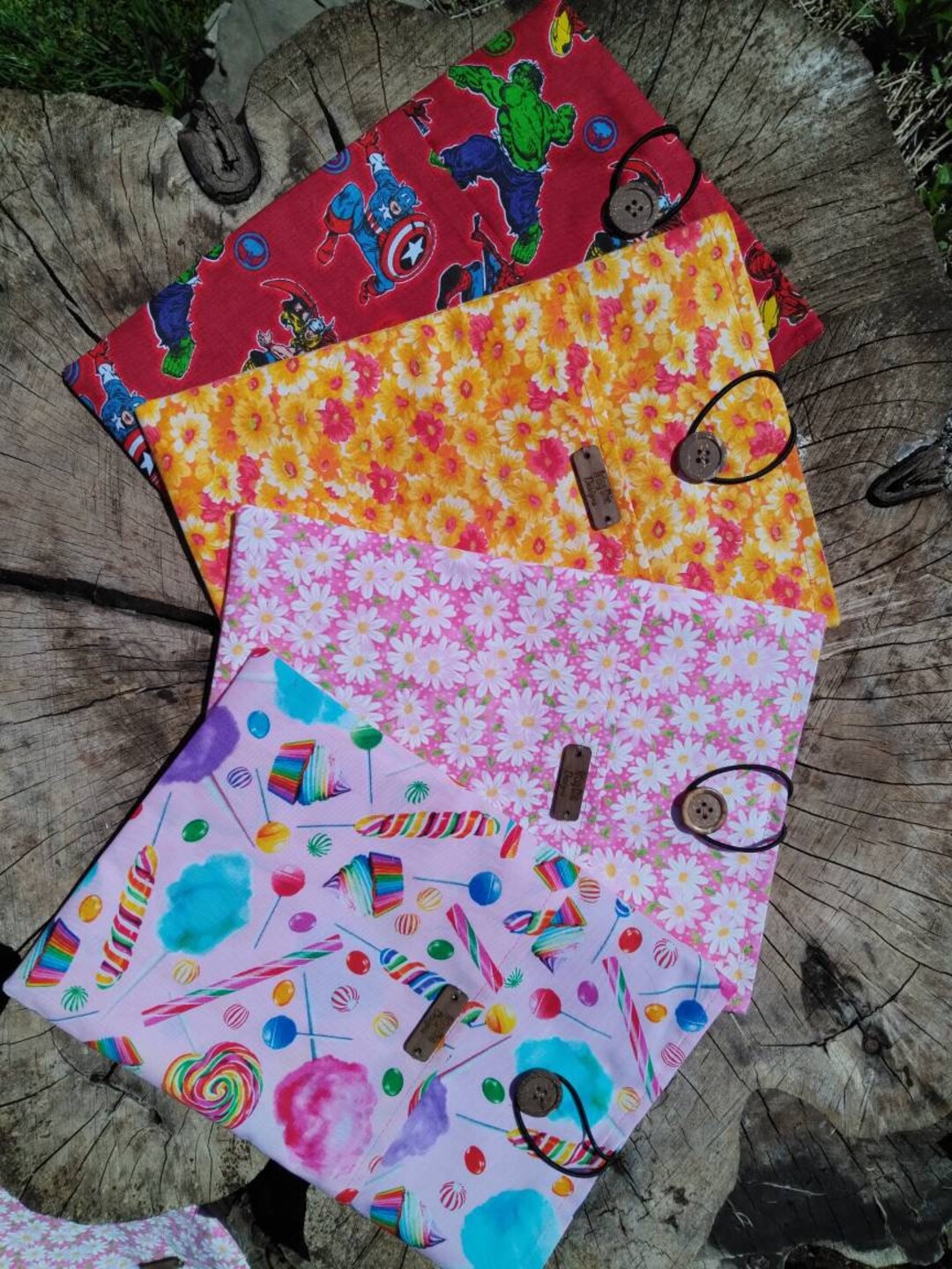 Kids Gift, Summer,camp,book Sleeve, Book Cover, Book Sack, Kids Book ...