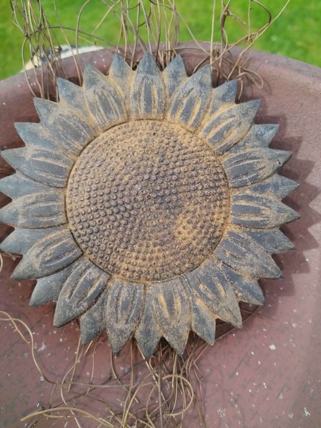 Sunflowers, Primitive Sunflower, Farmhouse, Garden, Kitchen Decor, Tier ...