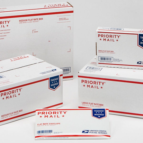 Medium Flat Rate Box - Etsy