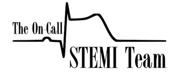 On-call STEMI Vinyl Decal W/ 1 EKG | Etsy