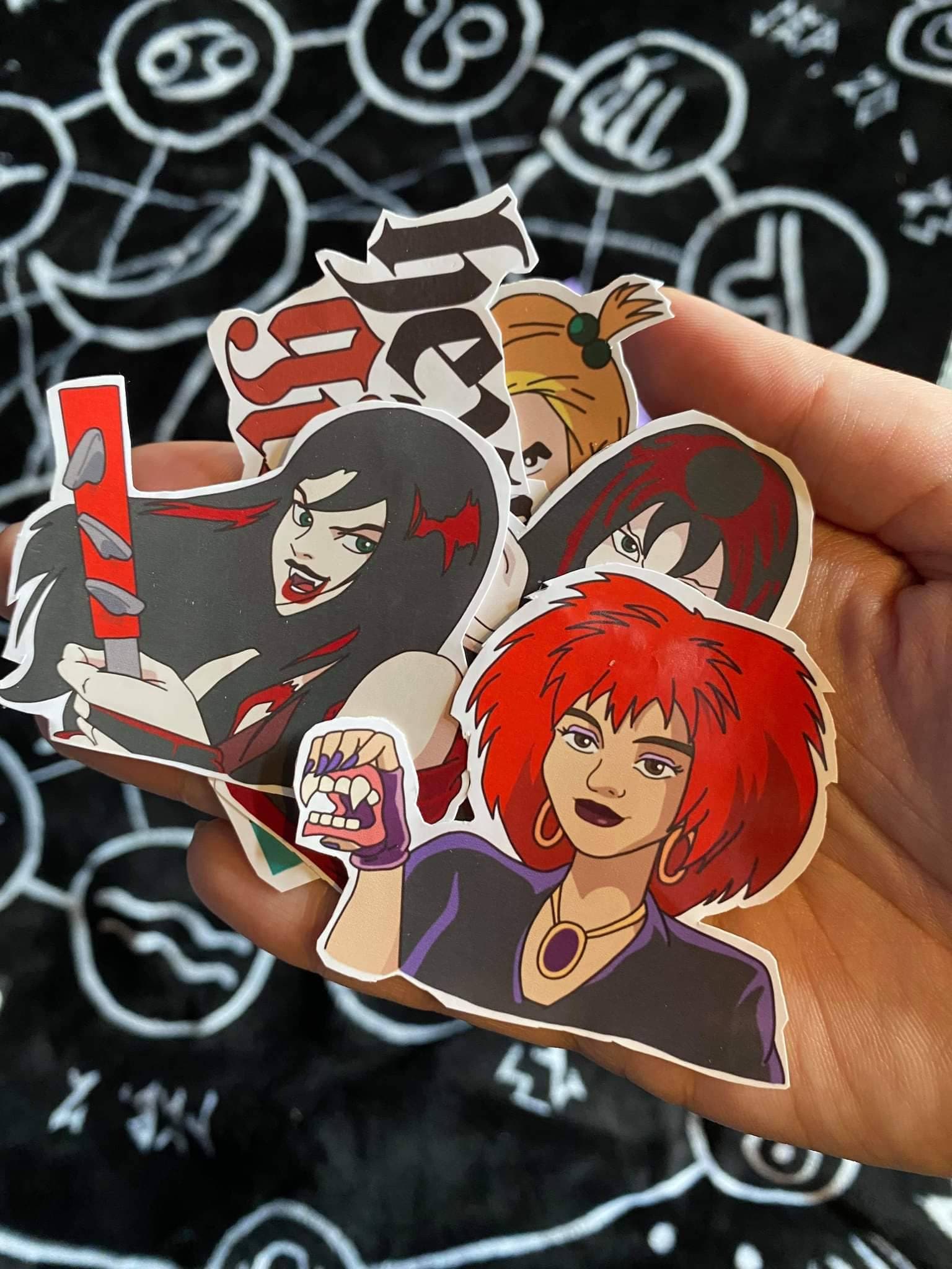 Scooby Doo Hex Girls Inspired Cute Goth Gothic Witch 6 Piece Etsy Uk