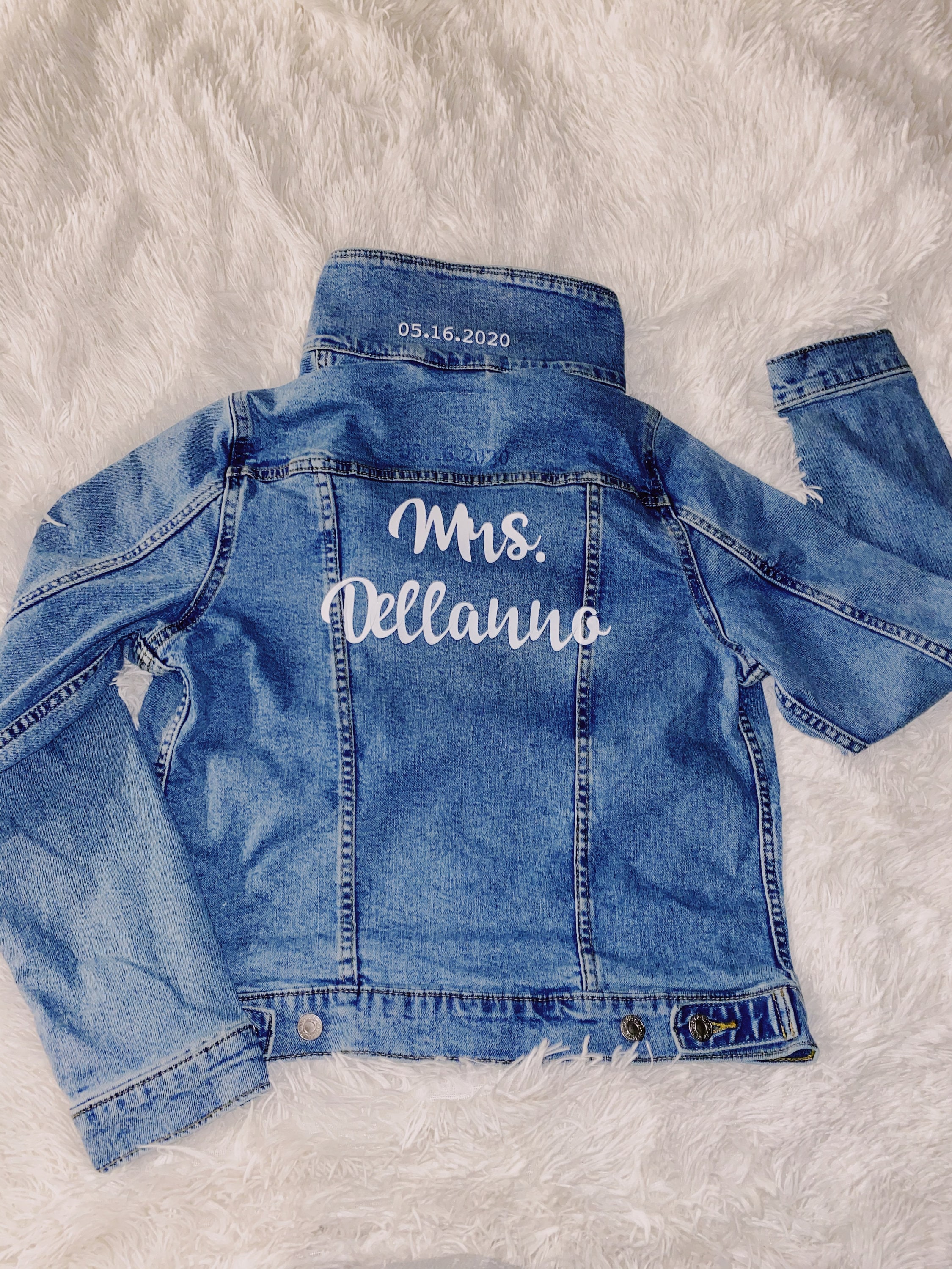 Personalized Denim Jacket, Custom Levi Jean Jacket, Made to Order - Etsy