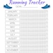 Run Walk Fitness Tracker and 100 Day Challenges Printables (Instant ...