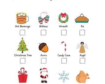 Winter Scavenger Hunt Printable Outdoor Scavenger Hunt - Etsy