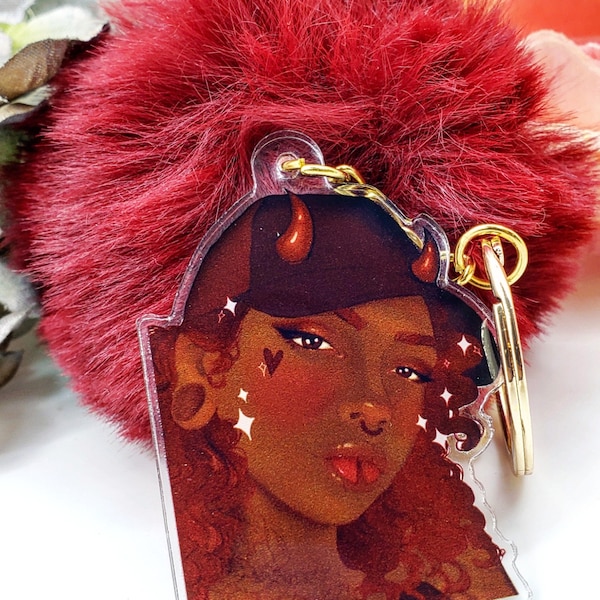 Girls Keychain - Etsy