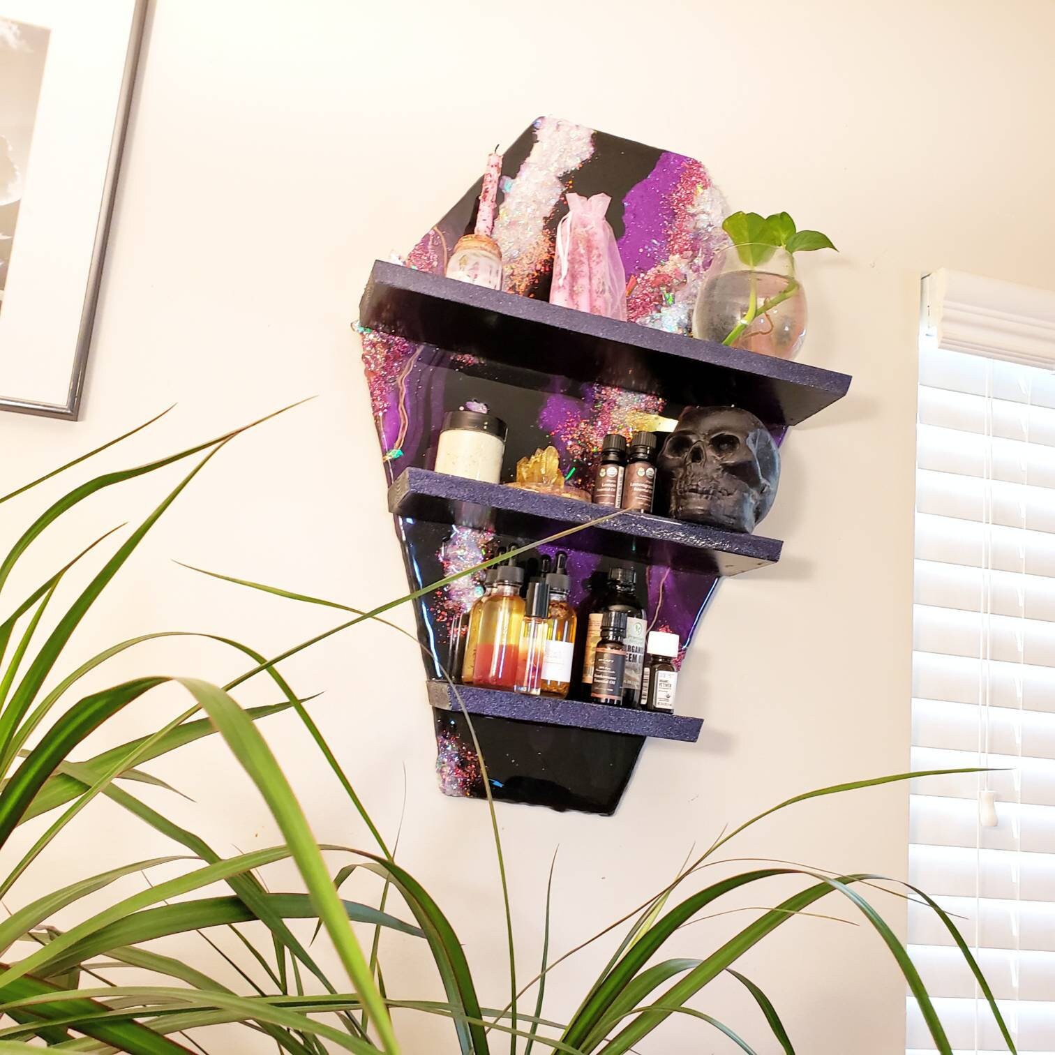 Coffin Wall Shelf Resin Wall Shelf Coffin Wall Decor Witchy - Etsy ...