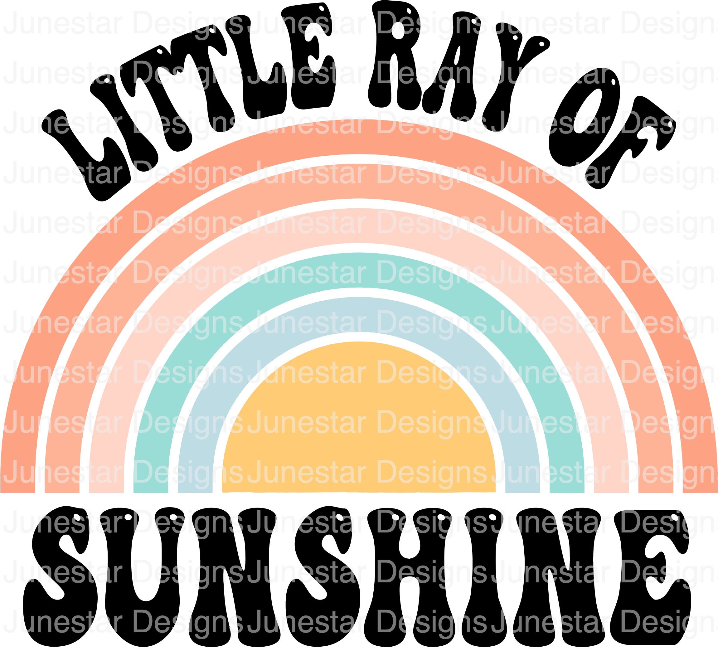 Little Ray of Sunshine Png, Rainbow Png, Sunshine Png, Big Little ...