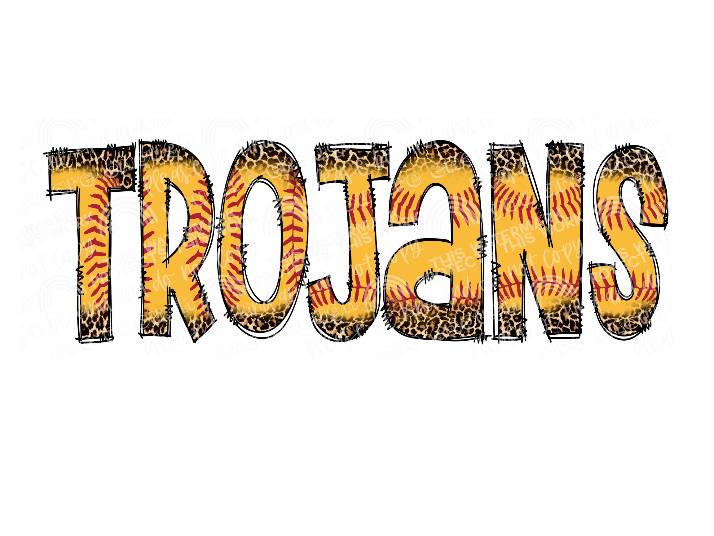 Yellow And Black Trojans