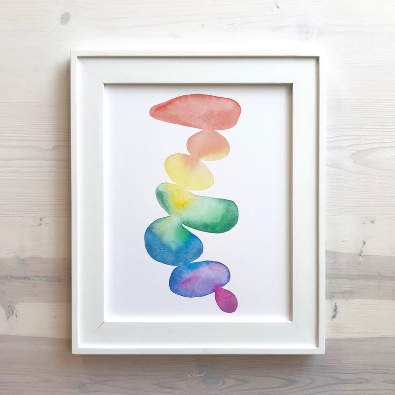 Rainbow Art - Etsy