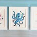 Under the Sea Watercolor Print Series Nursery Decor Fine Art Print ...