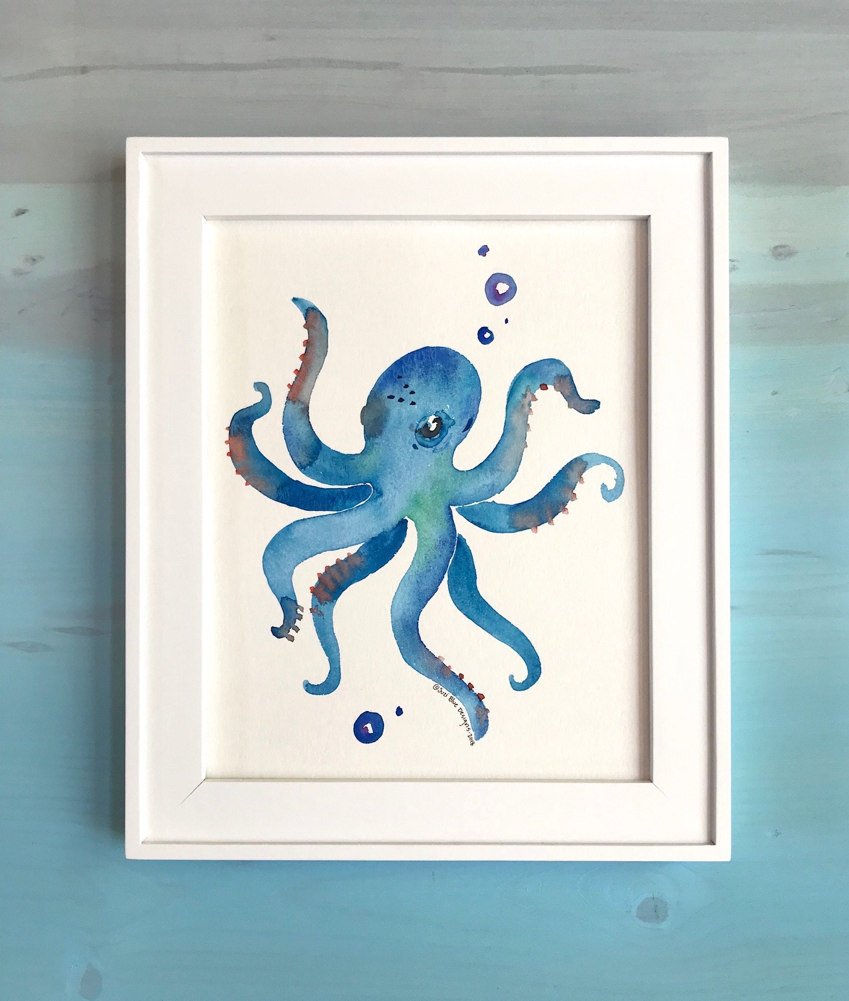 Under the Sea Watercolor Print Series Nursery Decor Fine Art Print ...