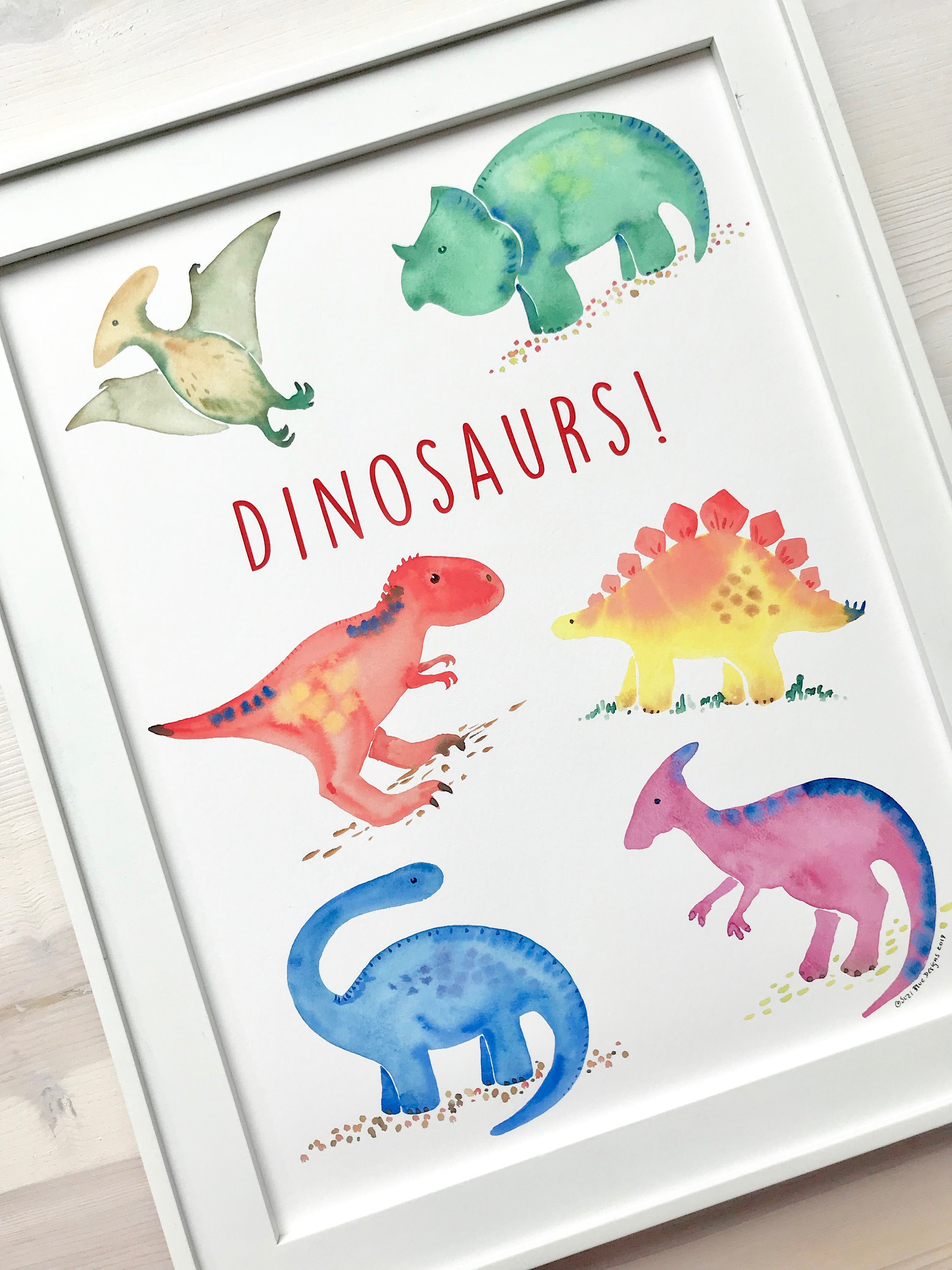 Dinosaur Poster Kids Room Decor Dinosaur Decor Boys Room | Etsy