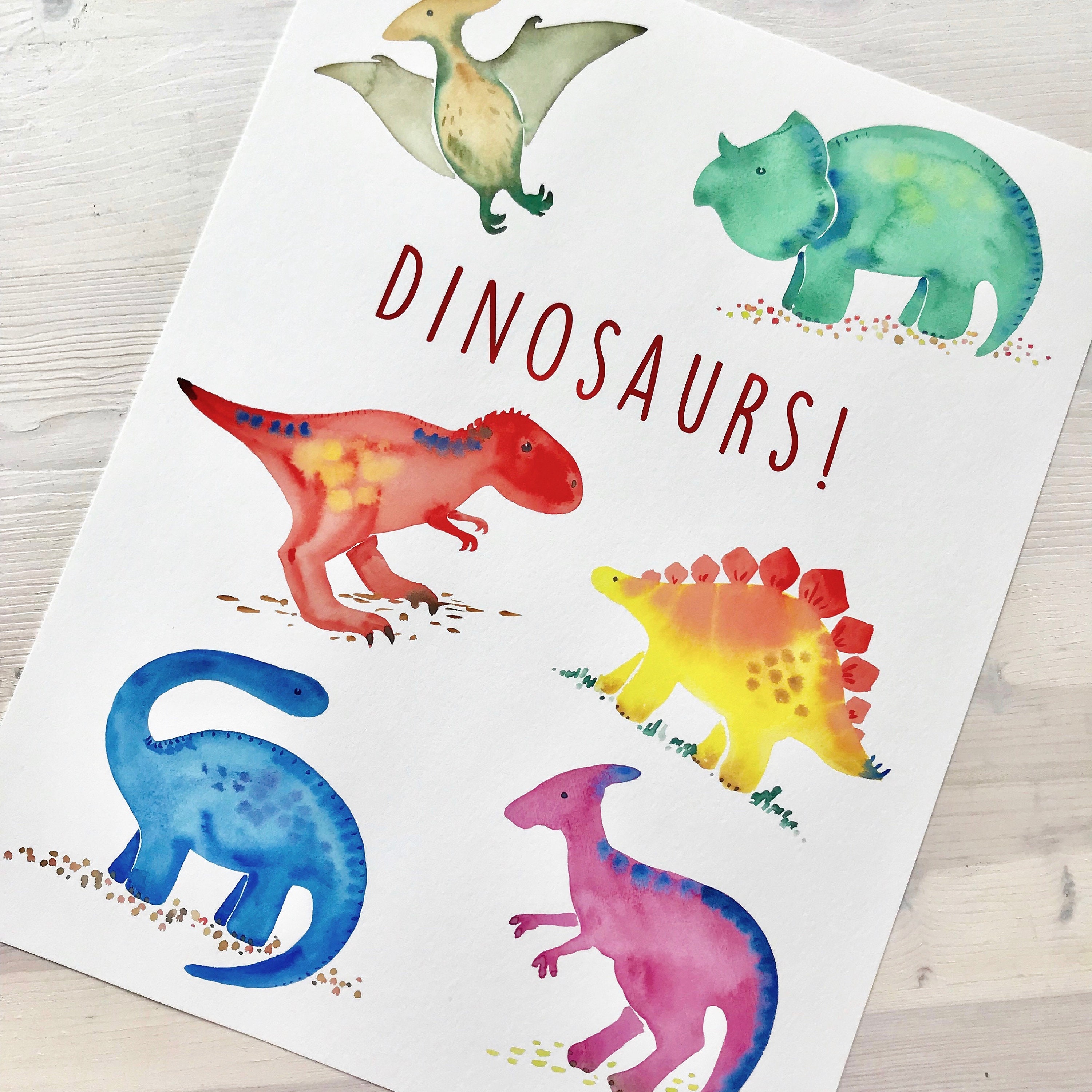 Dinosaur Poster Kids Room Decor Dinosaur Decor Boys Room | Etsy