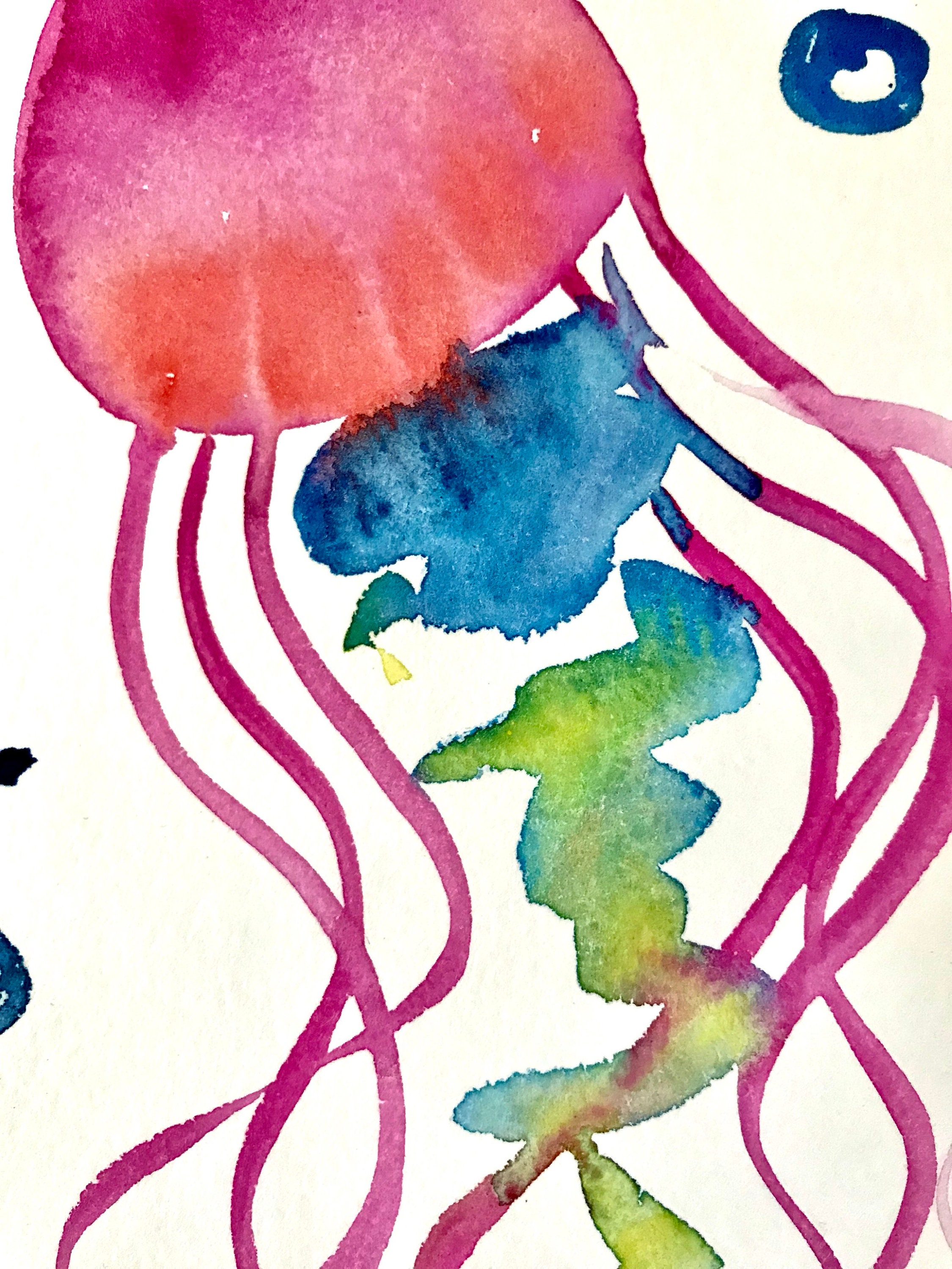 Under the Sea Watercolor Print Series Nursery Decor Fine Art Print ...
