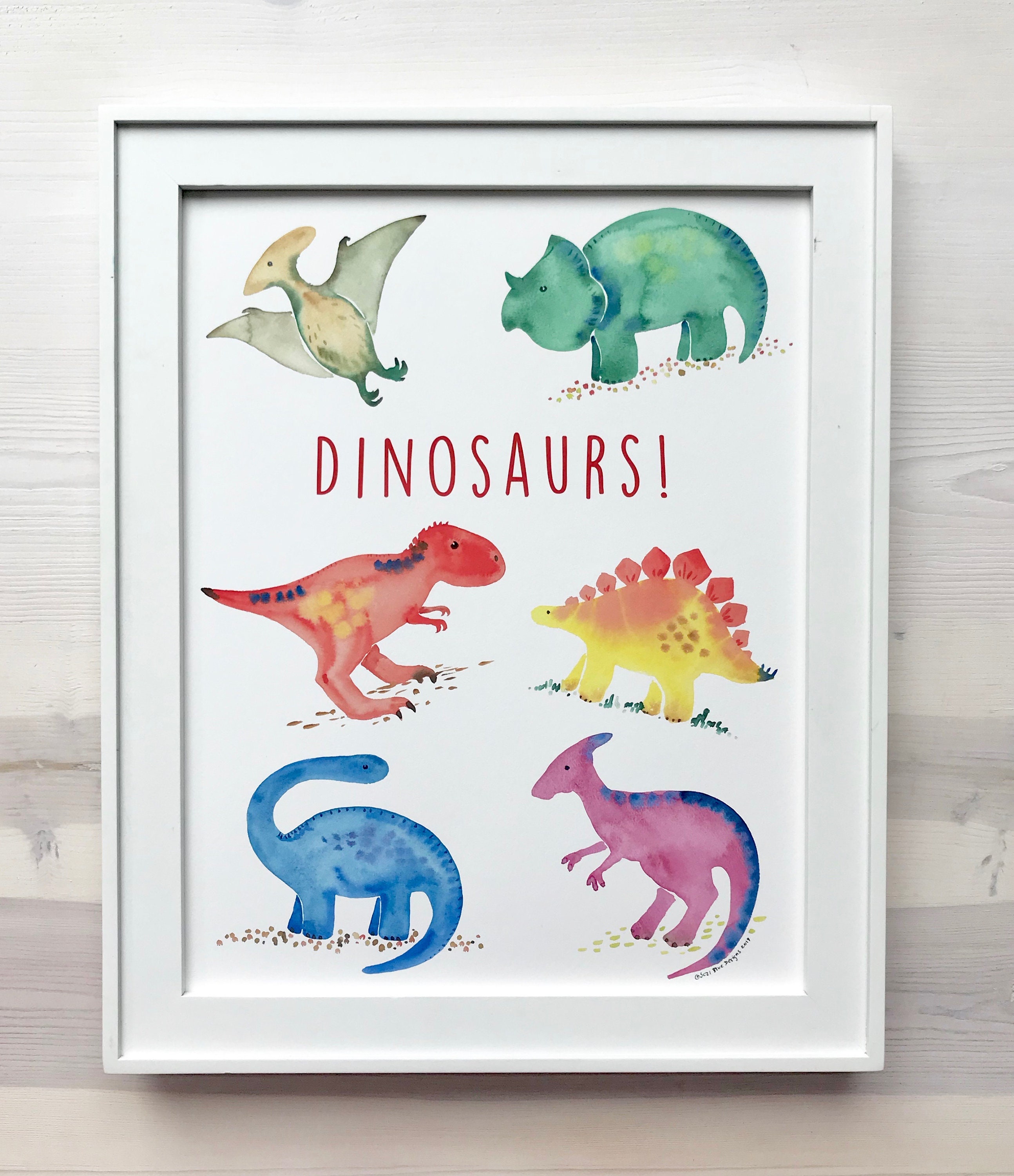Dinosaur Poster Kids Room Decor Dinosaur Decor Boys Room | Etsy