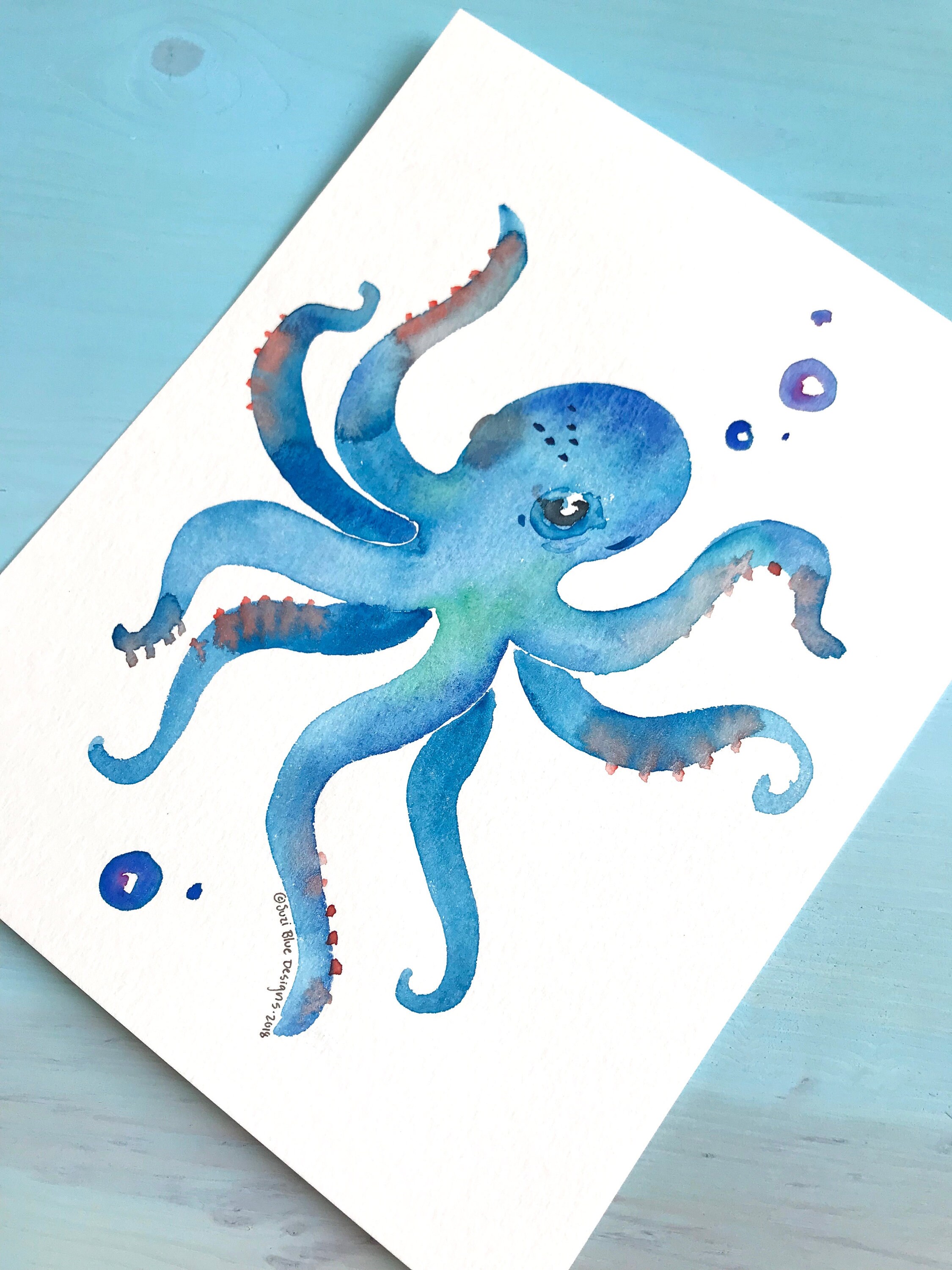 Under the Sea Watercolor Print Series Nursery Decor Fine Art Print ...