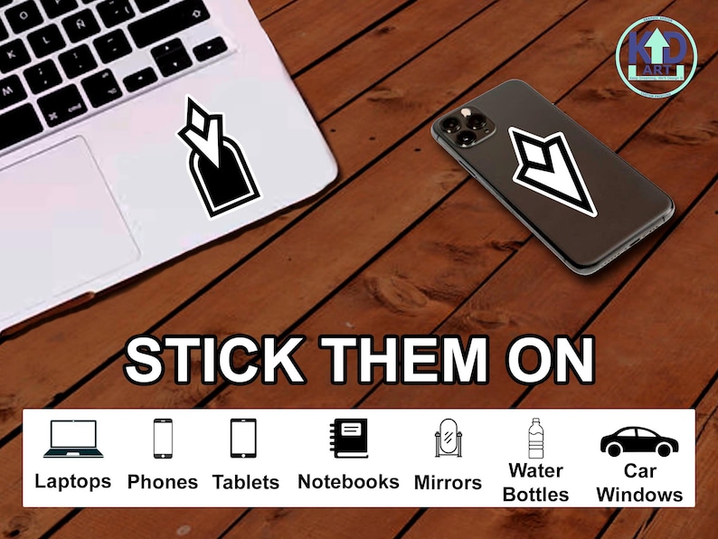 Quest Marker Sticker, Fantasy Gaming Sticker, Mission Sticker, Way ...