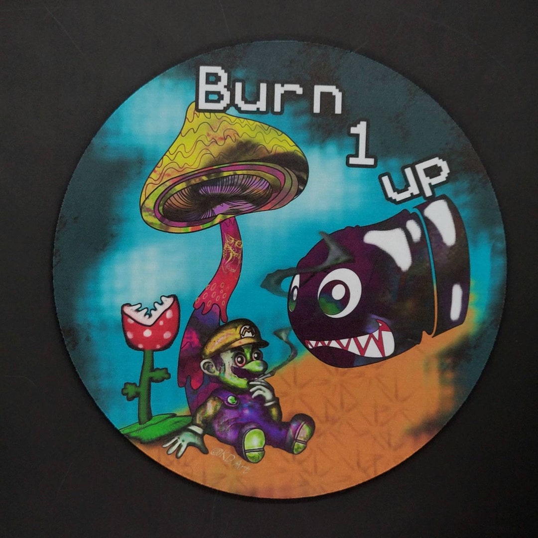 Burn One up Dab Mat Super Mario Dab Mat Dab Pad - Etsy